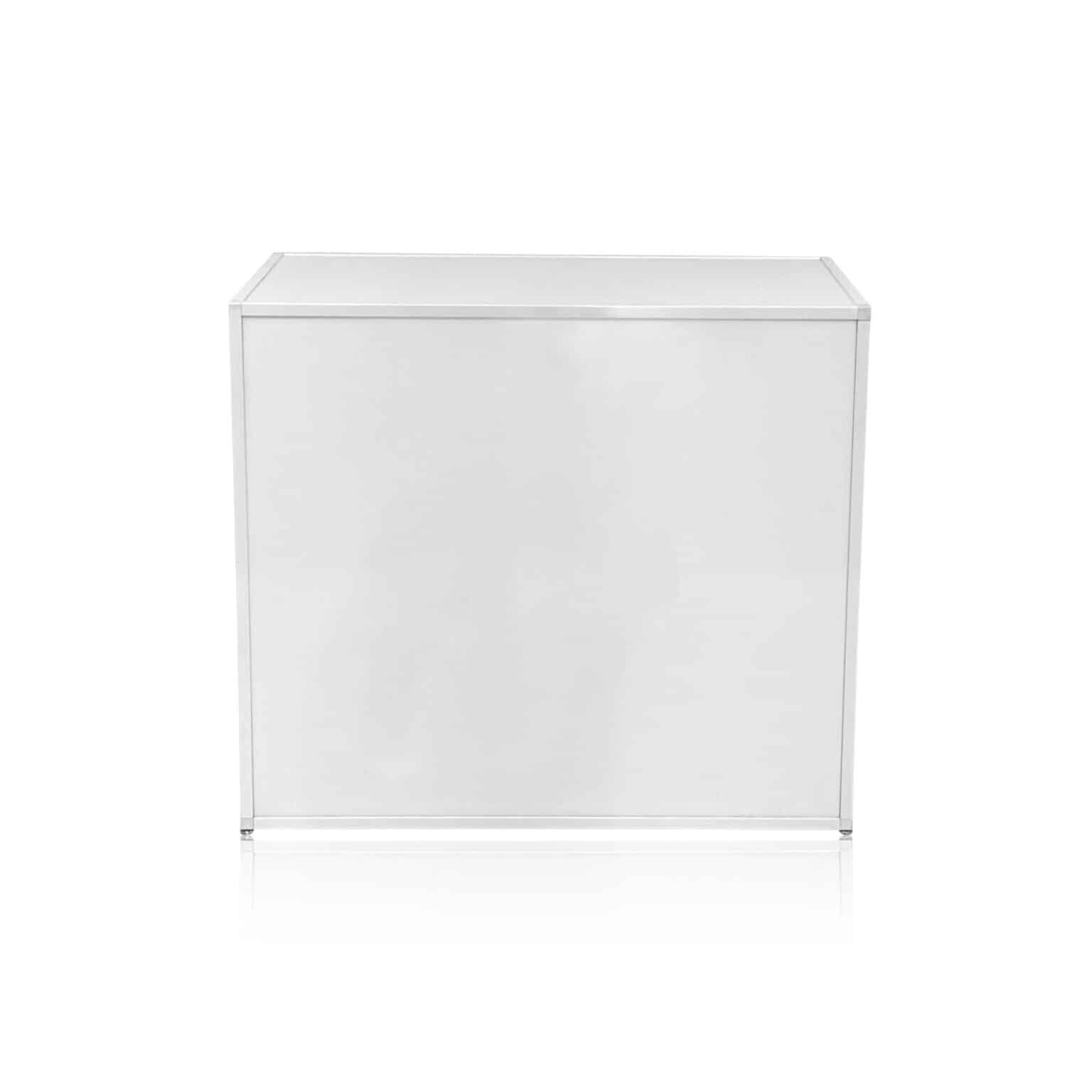 6ft Blanc Registration Counter Rental Dallas - Fort Worth